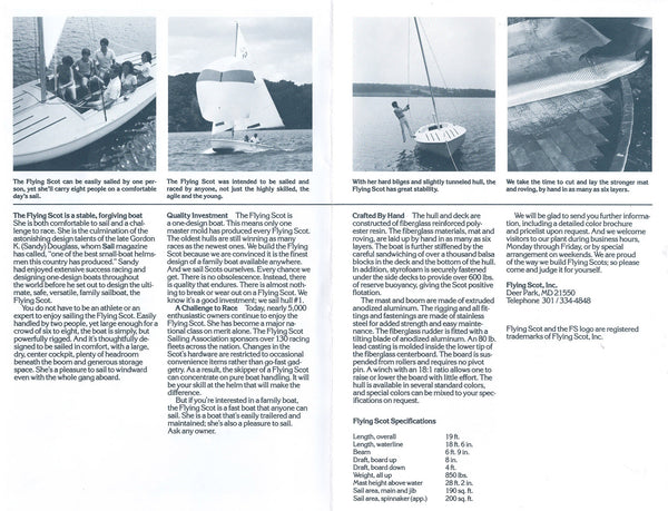 Flying Scot Brochure – SailInfo I boatbrochure.com