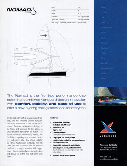 Vanguard Nomad Brochure – SailInfo I boatbrochure.com