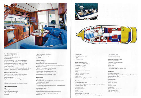 Storebro Royal Cruiser 410 Commander Specification Brochure - 2003 ...