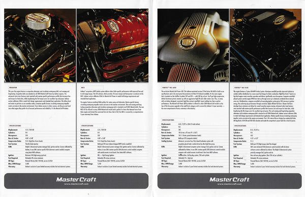 Mastercraft Engine Choice Brochure – SailInfo I boatbrochure.com