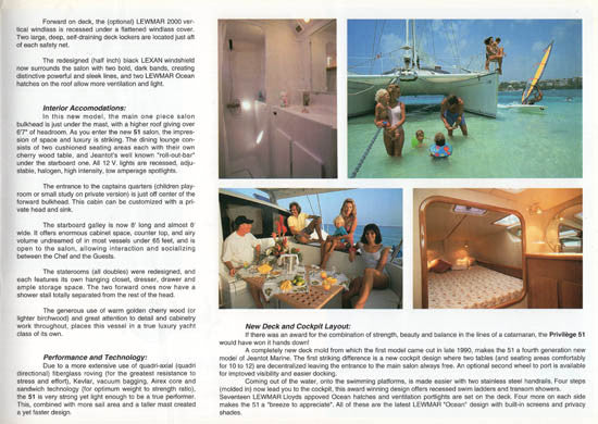 Privilege 51 Brochure – SailInfo I boatbrochure.com