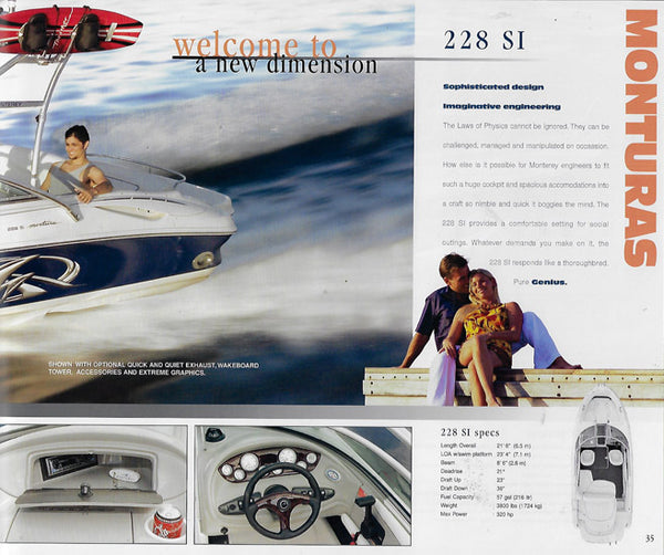 Monterey 2004 Sport Boat Brochure – SailInfo I boatbrochure.com