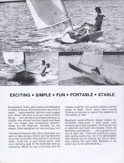 Banshee Brochure – SailInfo I boatbrochure.com