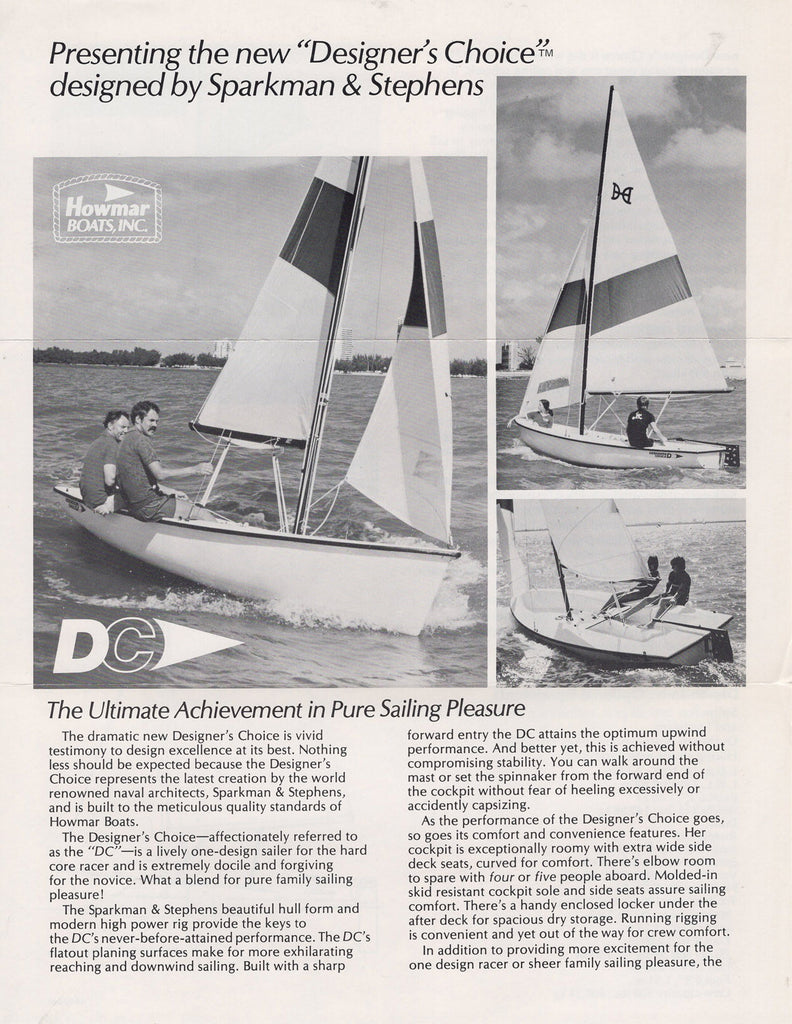Howmar Designers Choice Brochure – SailInfo I boatbrochure.com