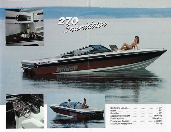 Mirage 1980s Brochure – SailInfo I boatbrochure.com