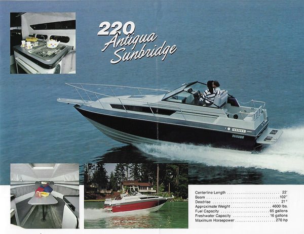 Mirage 1980s Brochure – SailInfo I boatbrochure.com