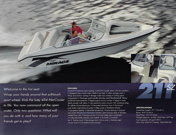 Mirage 1997 Brochure – SailInfo I boatbrochure.com