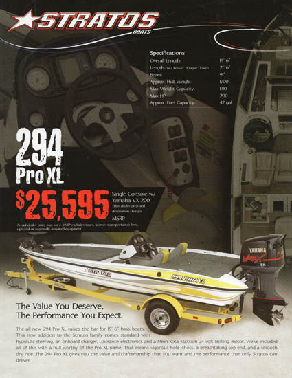Stratos 294 Pro XL Brochure – SailInfo I boatbrochure.com