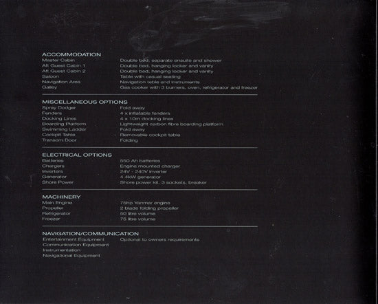 Marten 49 Brochure – SailInfo I boatbrochure.com