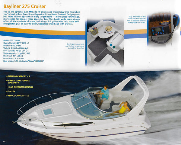 Bayliner 2006 Brochure – SailInfo I boatbrochure.com