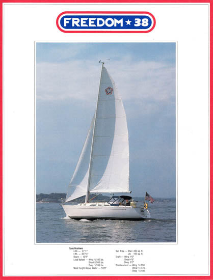 Freedom 38 Brochure – SailInfo I boatbrochure.com