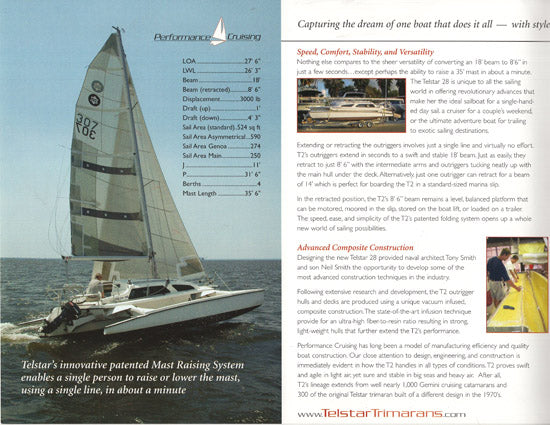 Telstar 28 Brochure – SailInfo I boatbrochure.com