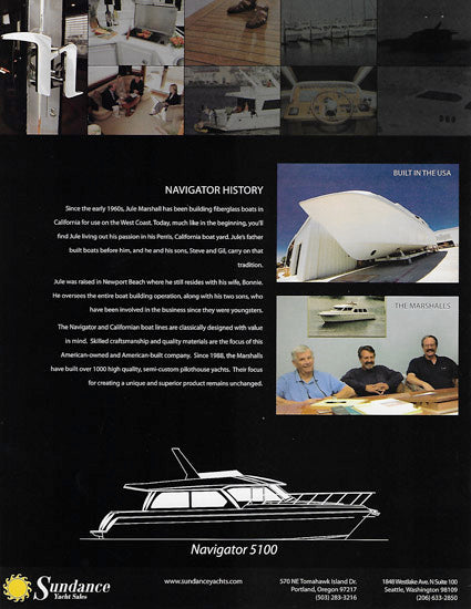 Navigator 5100 Brochure – SailInfo I boatbrochure.com
