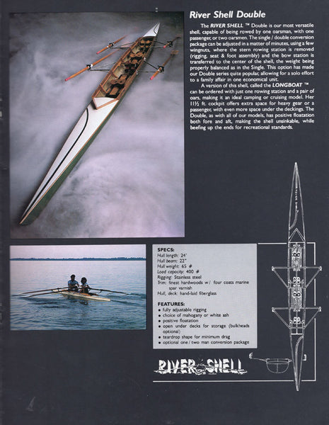 Little River Rowing Shell Brochure – SailInfo I boatbrochure.com