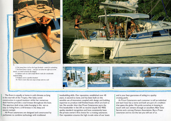 Prout Event 34 Brochure – SailInfo I boatbrochure.com
