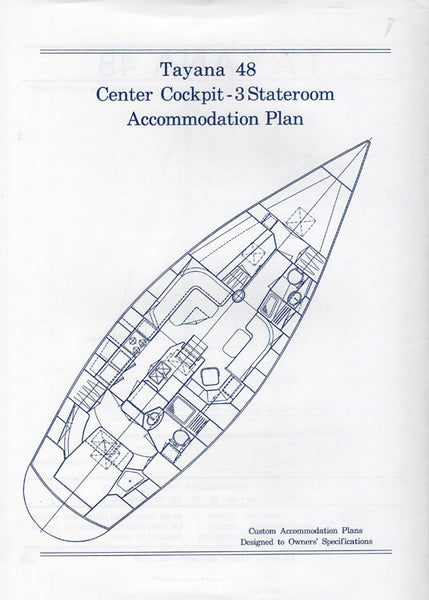 Tayana 48 Specification Brochure – SailInfo I boatbrochure.com