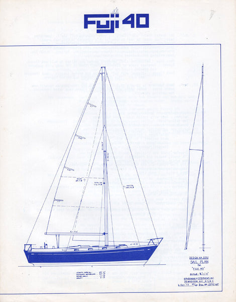 Fuji 40 Specification Brochure – SailInfo I boatbrochure.com