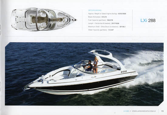 Larson 2009 Brochure – SailInfo I boatbrochure.com