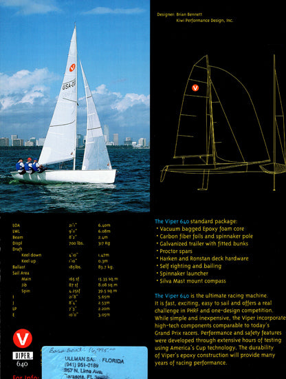Viper 640 Brochure – SailInfo I boatbrochure.com