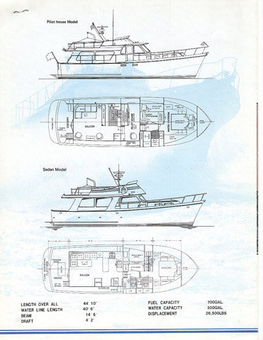 CHB 45 Long Range Trawler Brochure – SailInfo I boatbrochure.com