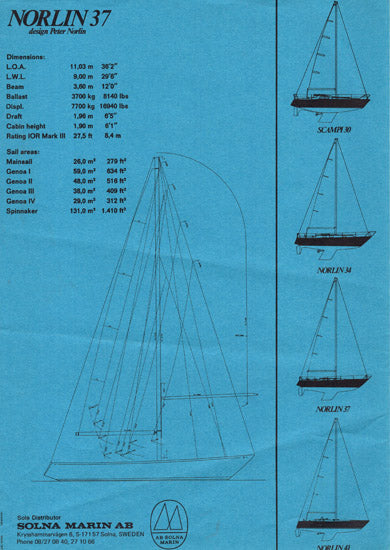 Norlin 37 Brochure – SailInfo I boatbrochure.com
