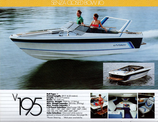 Larson 1985 Brochure – SailInfo I boatbrochure.com