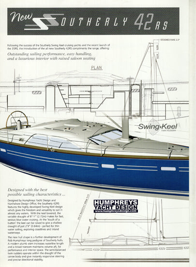 Southerly 42RS Brochure – SailInfo I boatbrochure.com