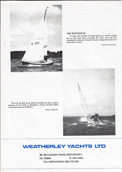 Ruffian 23 Brochure – SailInfo I boatbrochure.com
