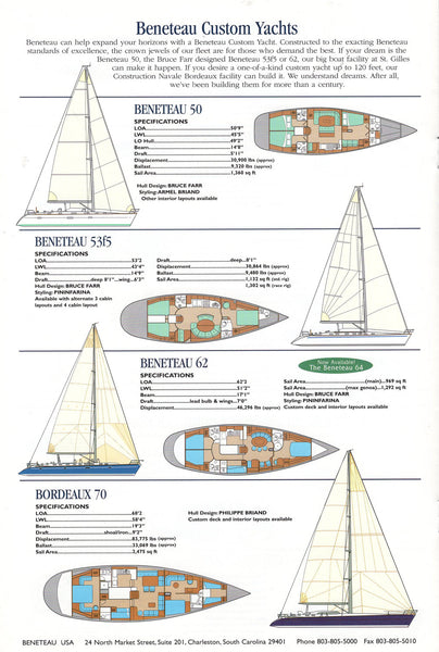 Beneteau 1997 Sail Brochure – SailInfo I boatbrochure.com