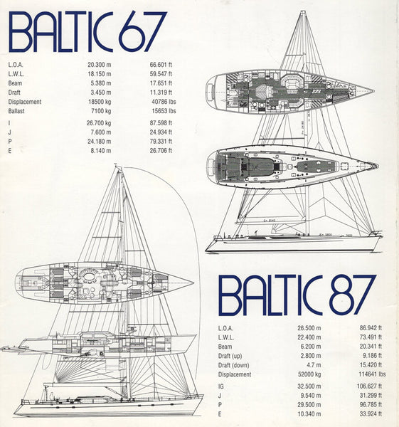 Baltic 1990s Brochure – SailInfo I boatbrochure.com