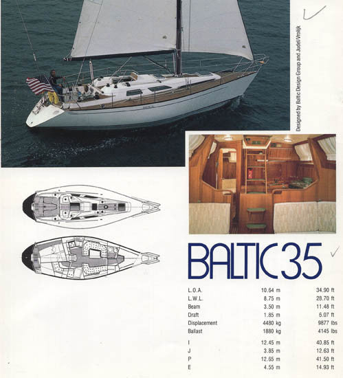Baltic 1990s Brochure – SailInfo I boatbrochure.com