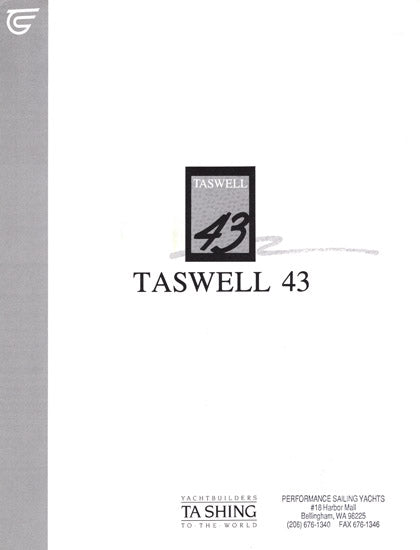 Taswell 43 Specification Brochure – SailInfo I boatbrochure.com