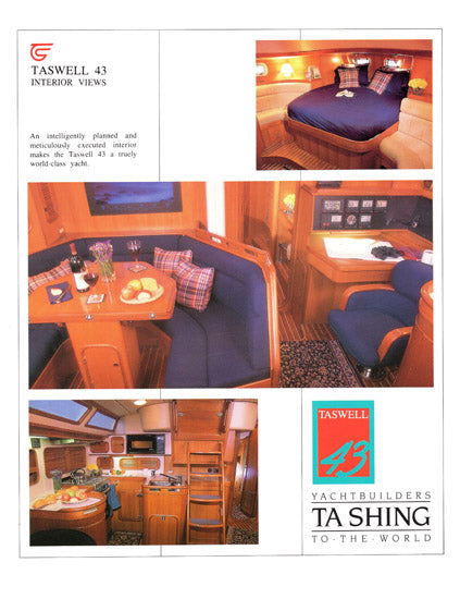 Taswell 43 Brochure – SailInfo I boatbrochure.com