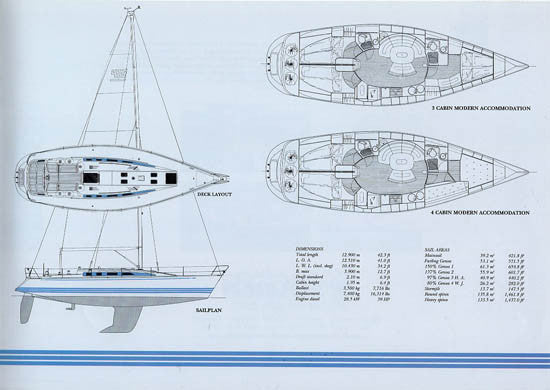X-412 Brochure – SailInfo I boatbrochure.com