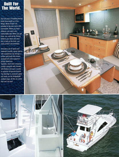 Luhrs 340 Convertible Brochure – SailInfo I boatbrochure.com