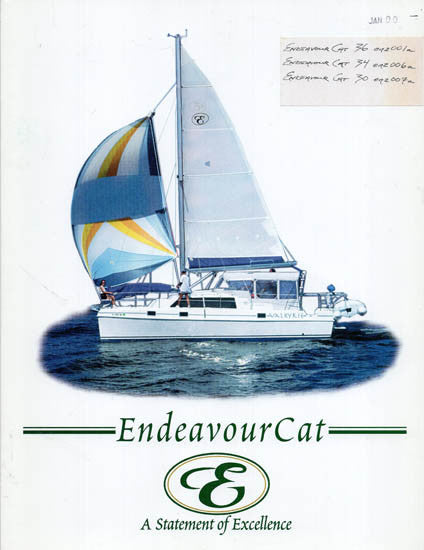 Endeavour Catamaran Brochure – SailInfo I boatbrochure.com