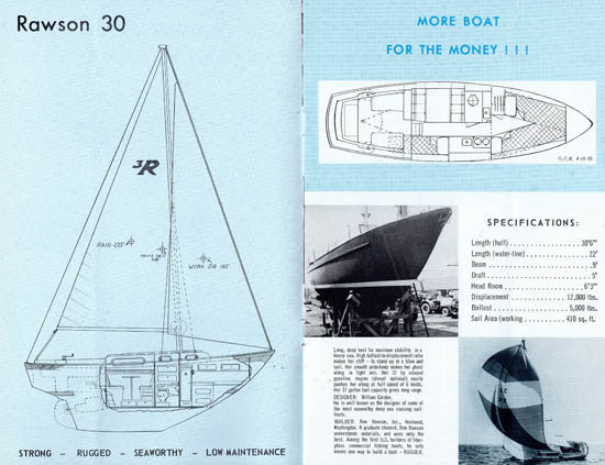 Rawson 30 Brochure – SailInfo I boatbrochure.com