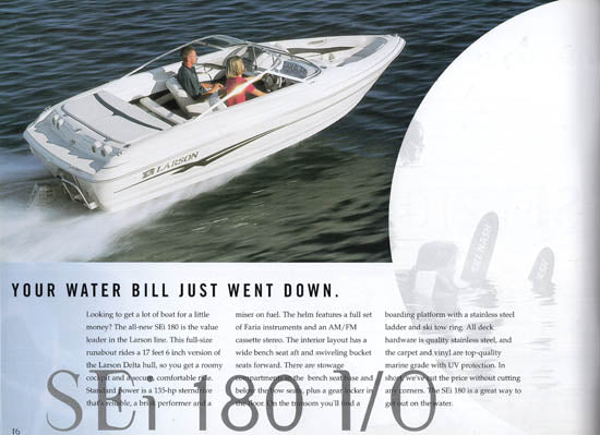 Larson 2001 Brochure – SailInfo I boatbrochure.com