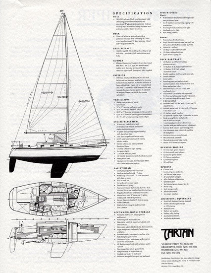 Tartan 31 Piper Brochure – SailInfo I boatbrochure.com