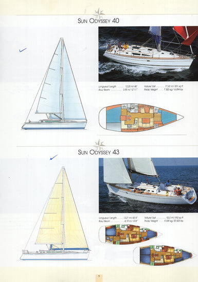 Jeanneau 2001 Sail Brochure – SailInfo I boatbrochure.com