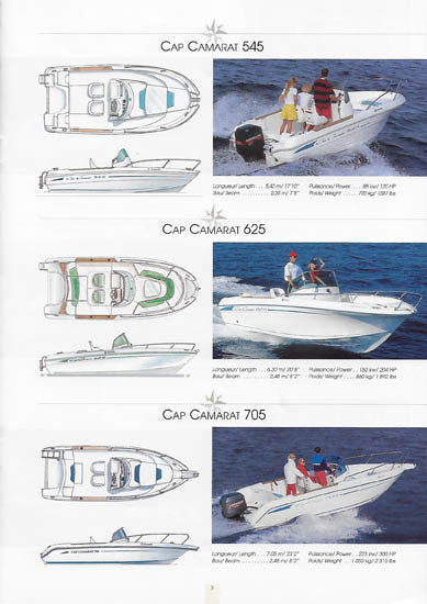 Jeanneau 2001 Power Brochure – SailInfo I boatbrochure.com