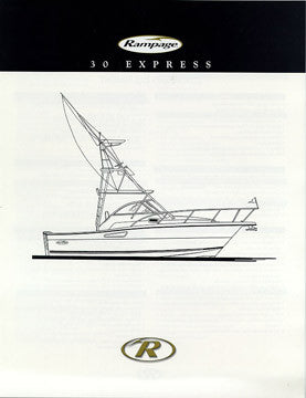 Rampage 30 Express Specification Brochure – SailInfo I boatbrochure.com