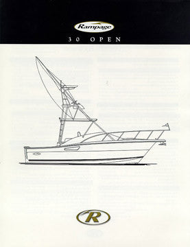 Rampage 30 Open Specification Brochure – SailInfo I boatbrochure.com