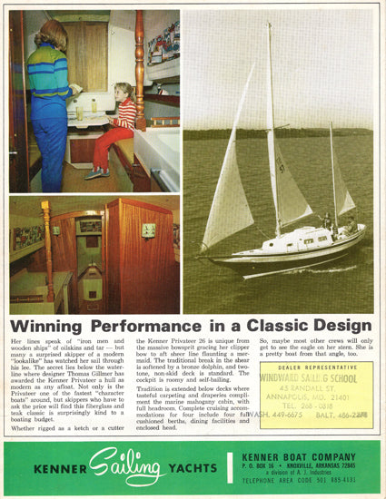 Kenner Privateer 26 Brochure – SailInfo I boatbrochure.com
