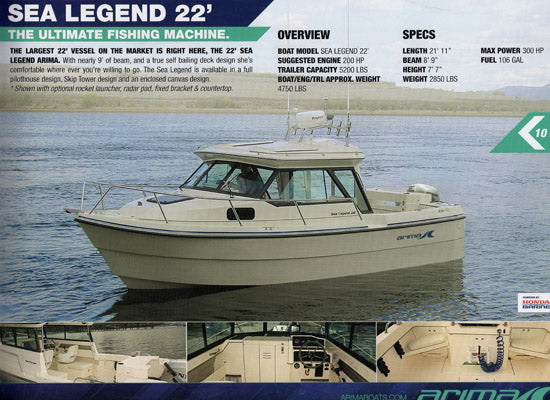 Arima 2016 Brochure – SailInfo I boatbrochure.com