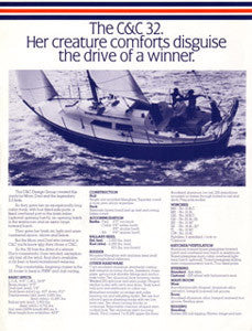 C&C 32 Brochure – SailInfo I boatbrochure.com