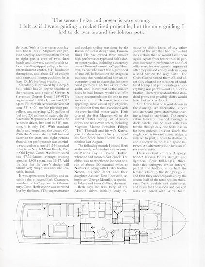 Magnum 63 Yachting Magazine Reprint Brochure – SailInfo I boatbrochure.com