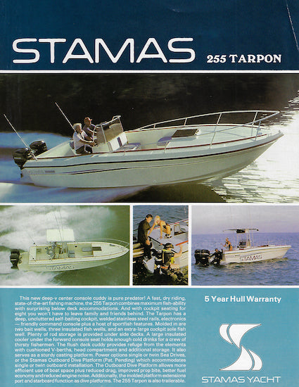 Stamas 255 Tarpon Brochure – SailInfo I boatbrochure.com