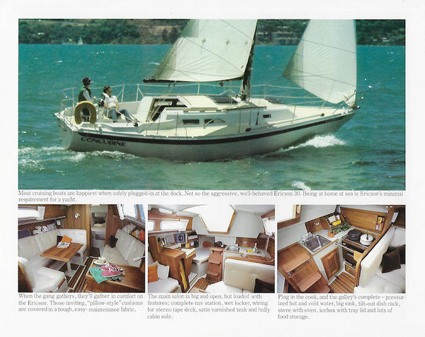 Ericson 30 Brochure – SailInfo I boatbrochure.com