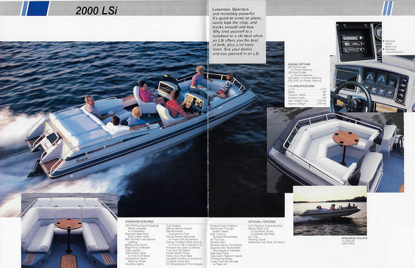 Harris 1987 FloteDek Deck Boat Brochure – SailInfo I boatbrochure.com